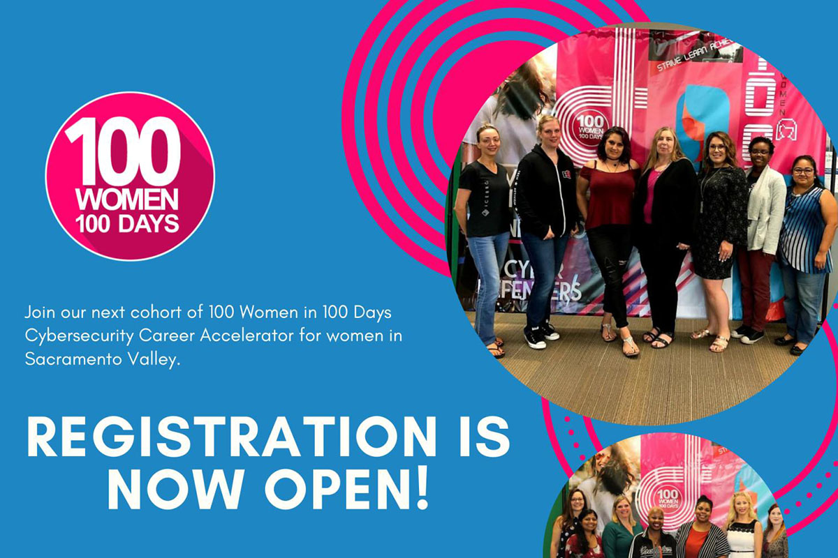 100 Women in 100 Days Cybersecurity Career Accelerator | StartupSac