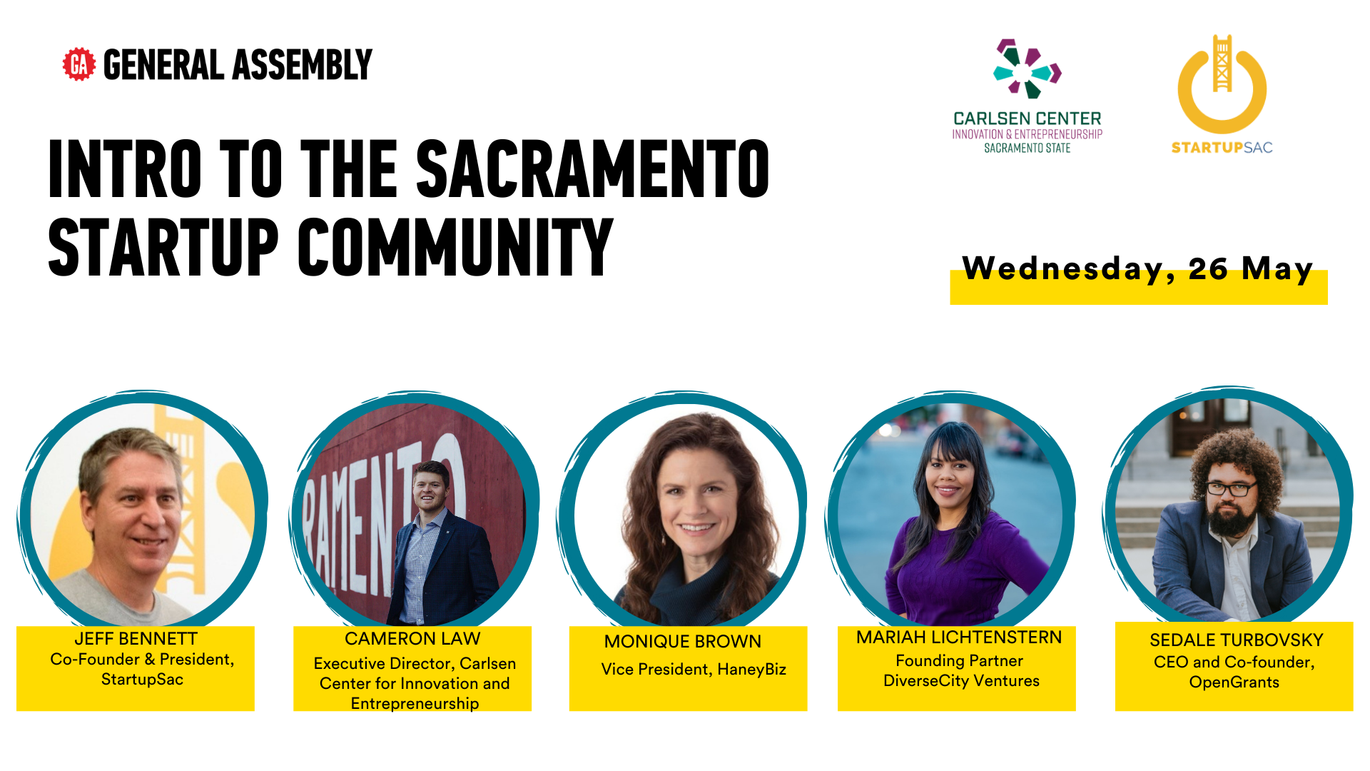 Introduction to the Sacramento Startup Community | StartupSac